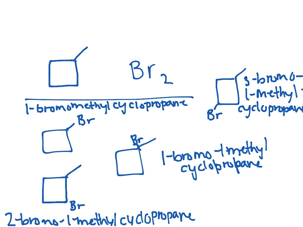Mono-bromination | Science, Chemistry, organic chemistry, Chemical ...