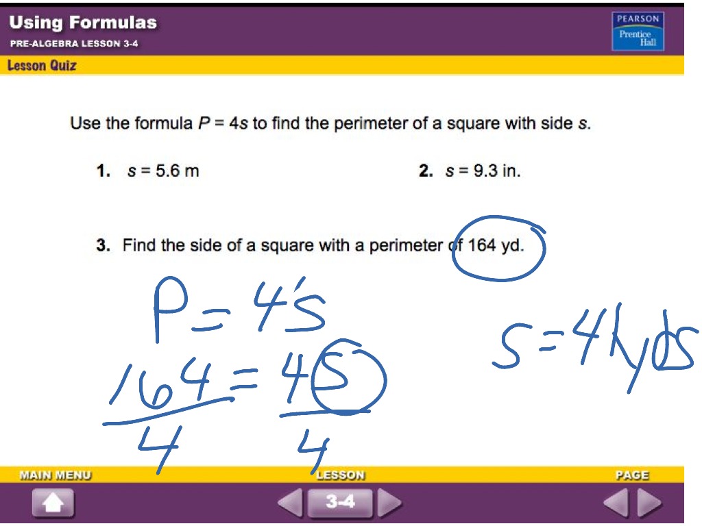 Section 3.4 | Math | ShowMe