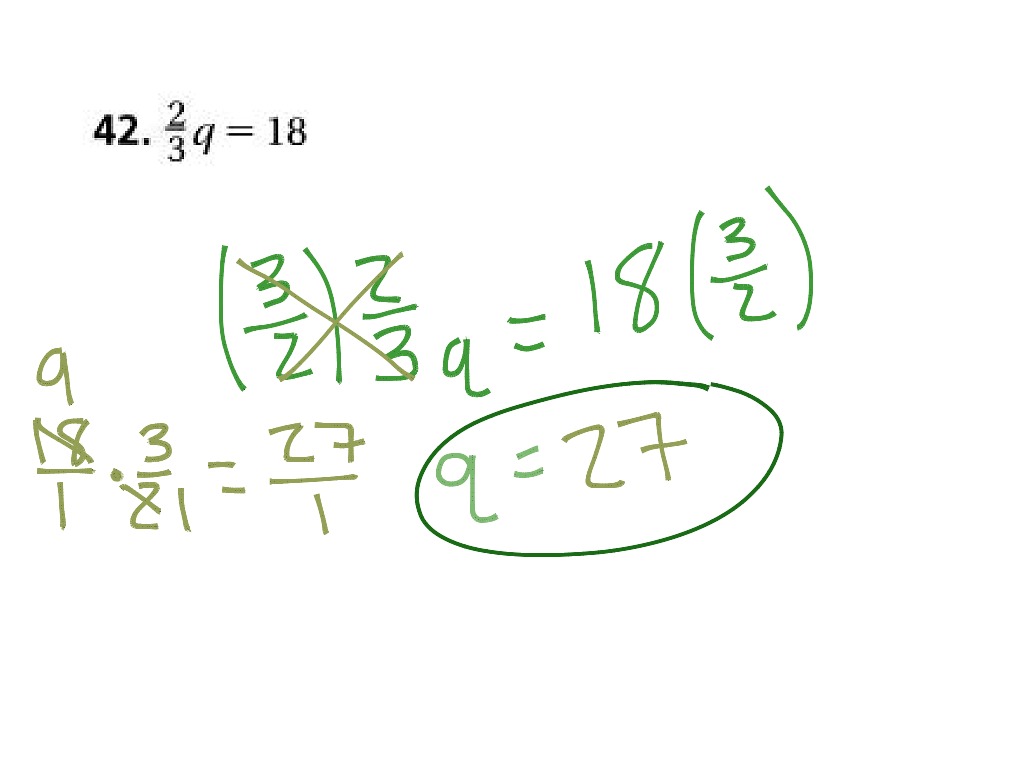 2.1 #42 | Math, Algebra, solving-equations | ShowMe