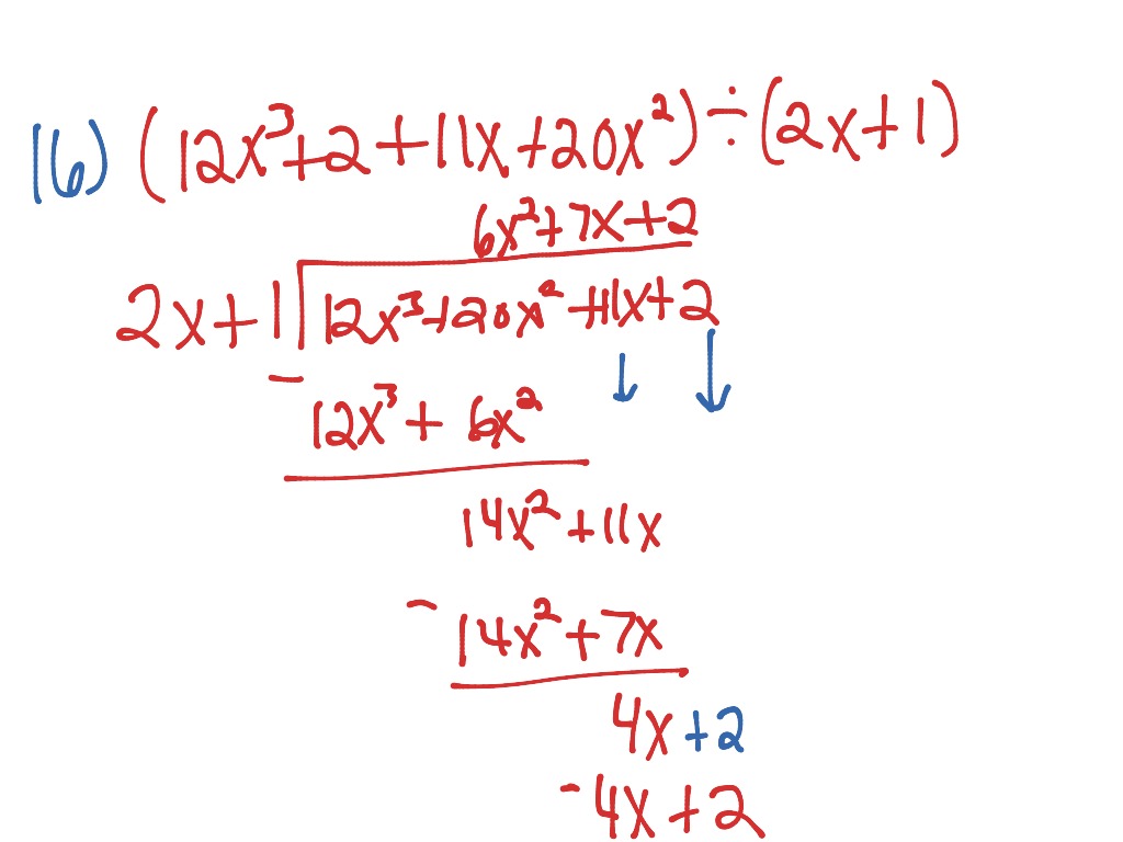 Long division problem 16 Cheyenne Graham | Math, Trigonometry | ShowMe
