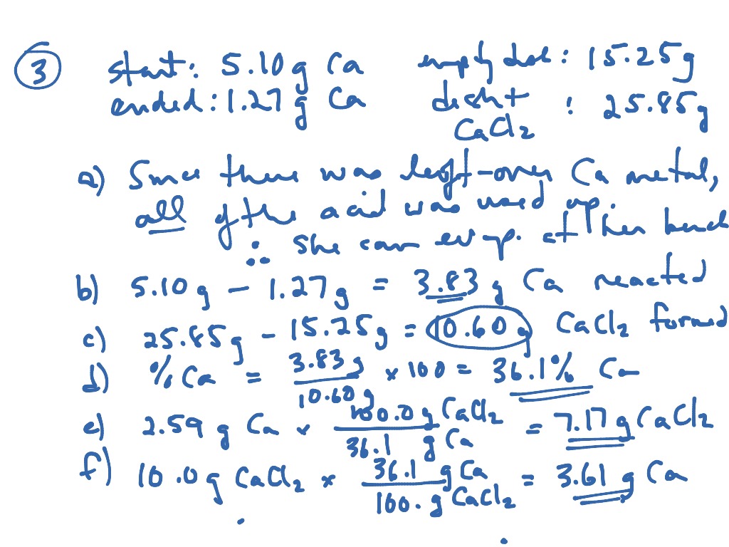Science 9E - More Constant Proportions Problems | Science | ShowMe