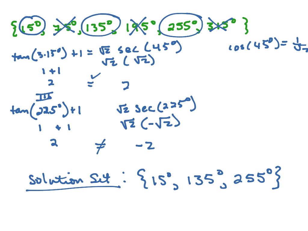 Section 6.6: Squaring Both Sides (13 min) | Math, Trigonometry ...