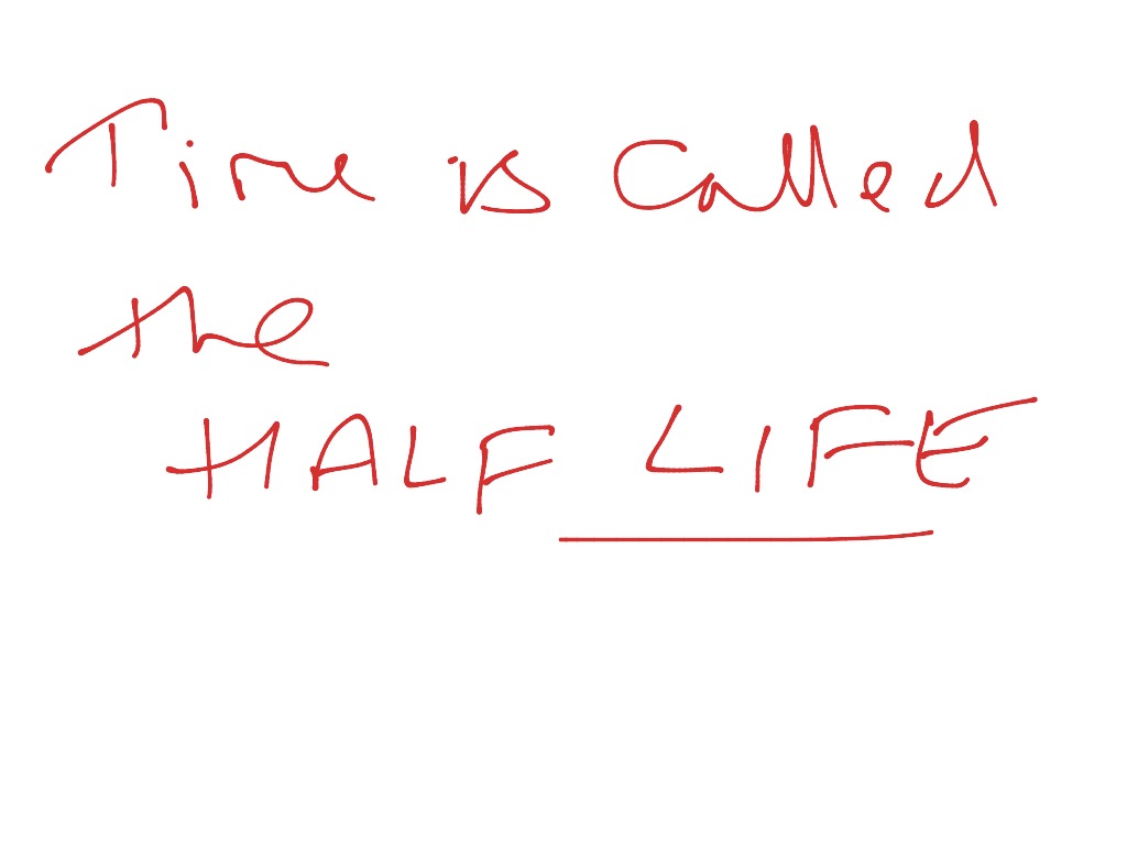 11.2 Half life | Science, Physics | ShowMe