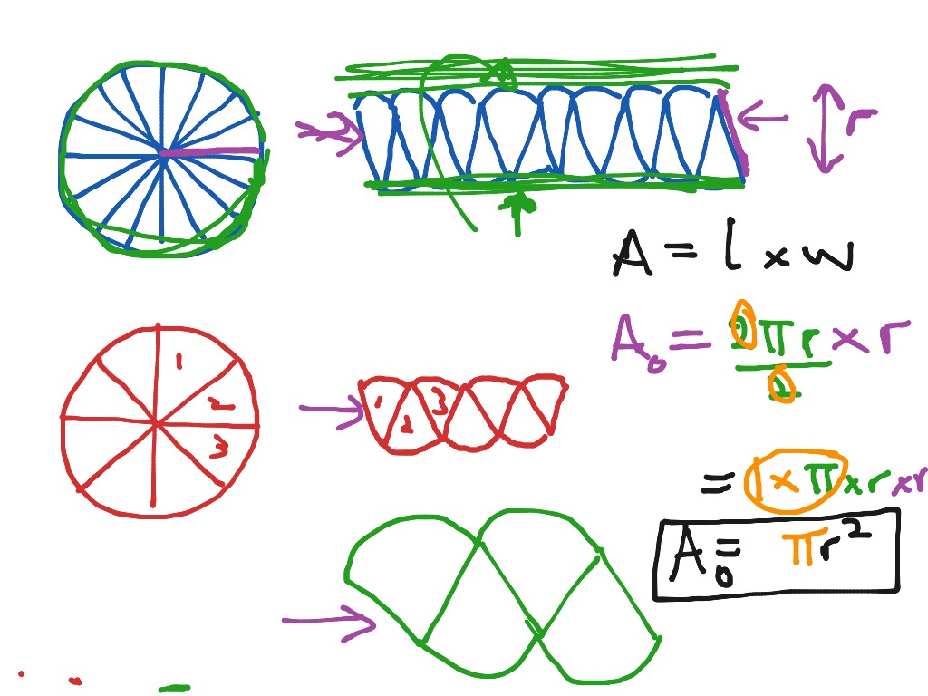 Yr 8 Ch 5.5 Area of a Circle - Developing the formula | Math, geometry ...