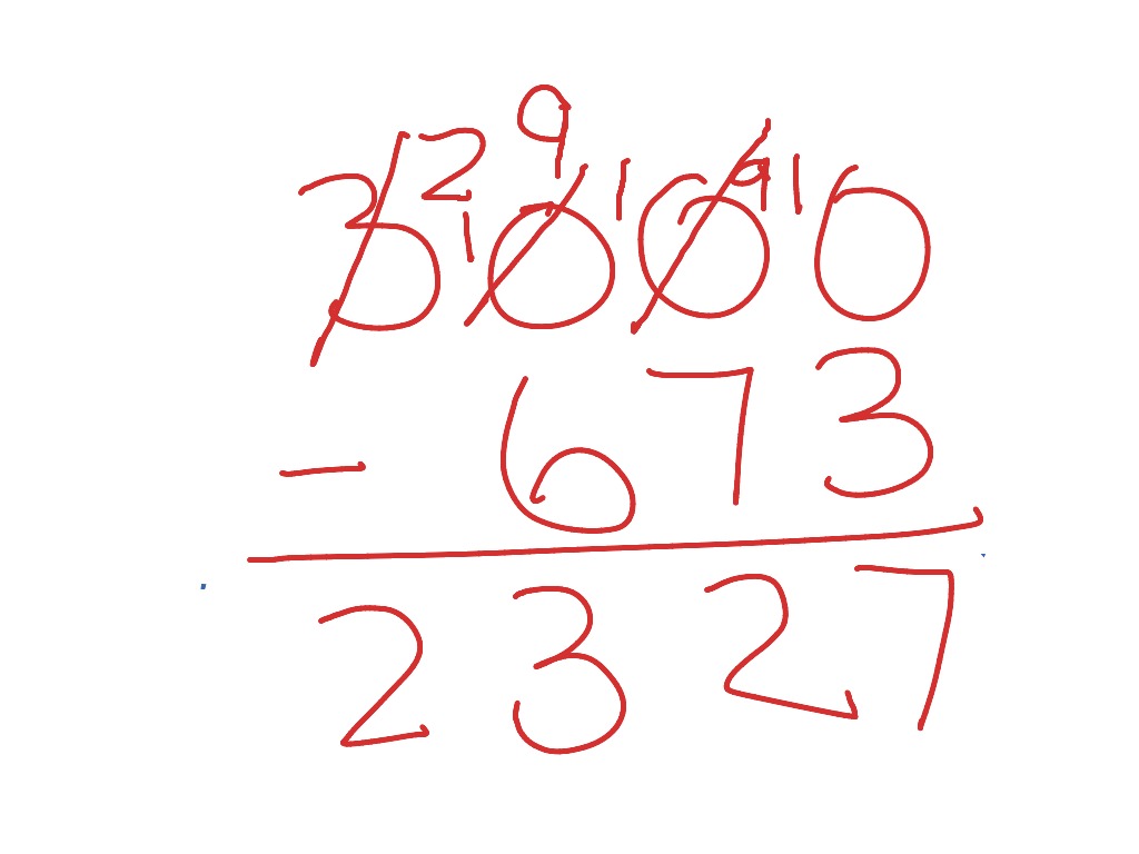 Subtracting Zero | Math, Regrouping | ShowMe